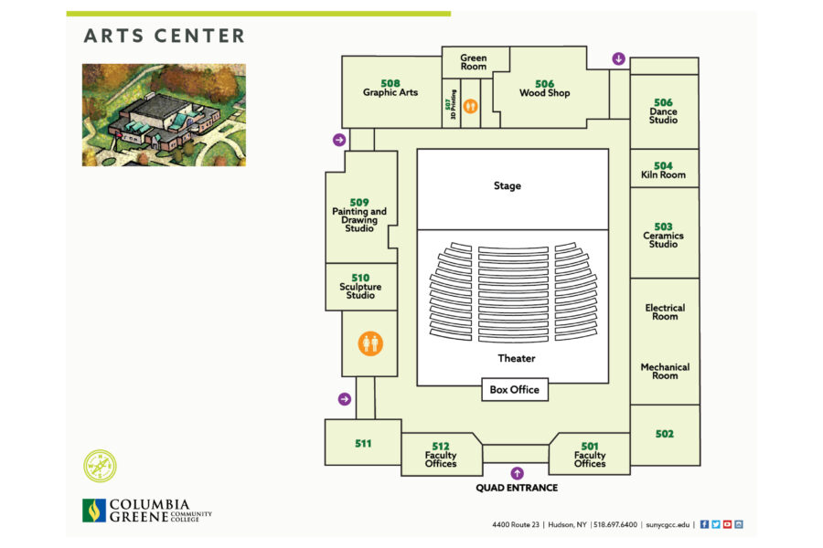 Campus Maps | Columbia-Greene Community College