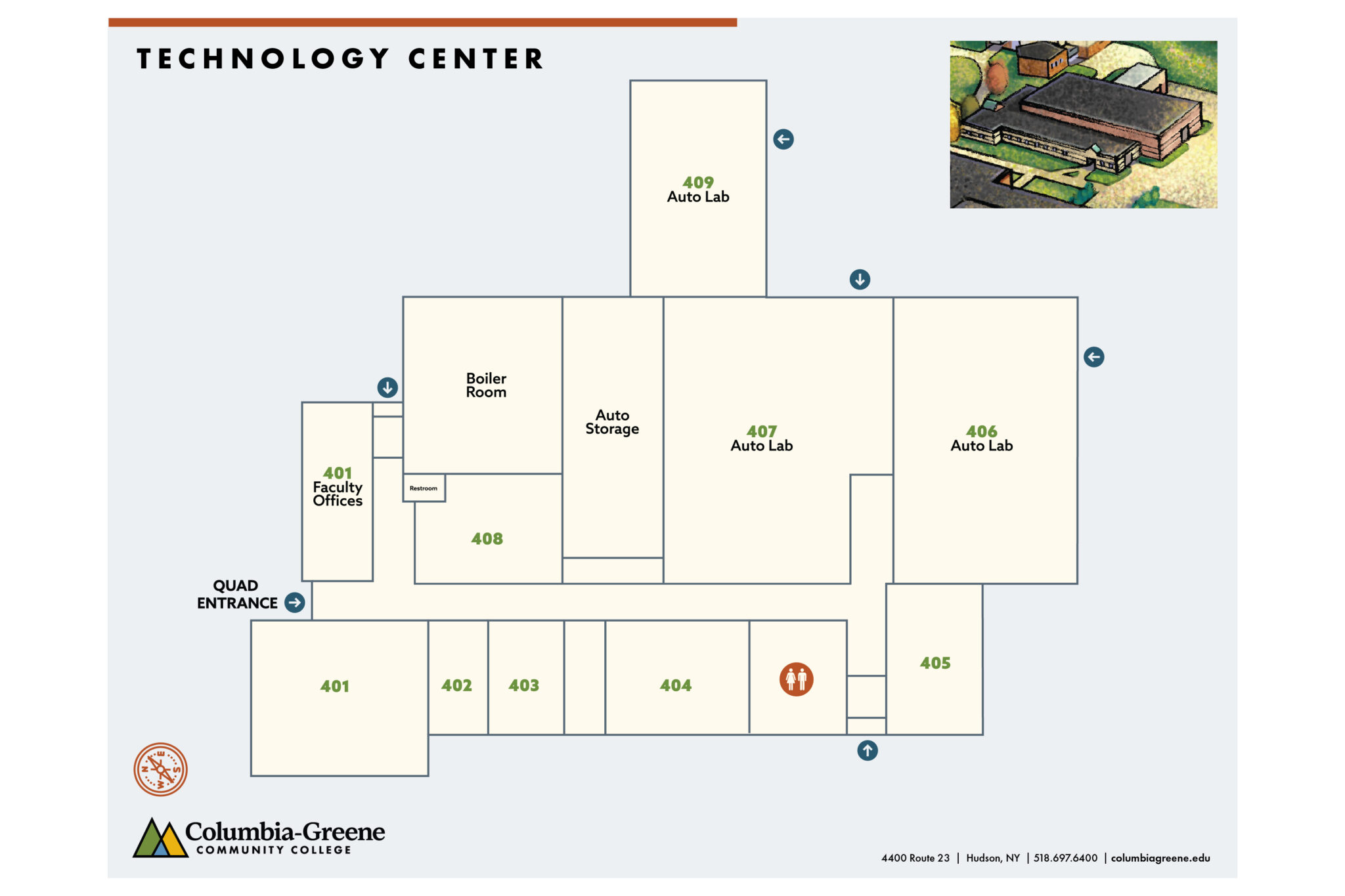 Campus Maps | Columbia-Greene Community College